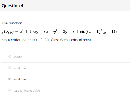 Solved The function | Chegg.com