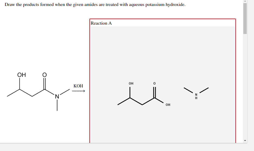 Solved Draw the products formed when the given amides are | Chegg.com