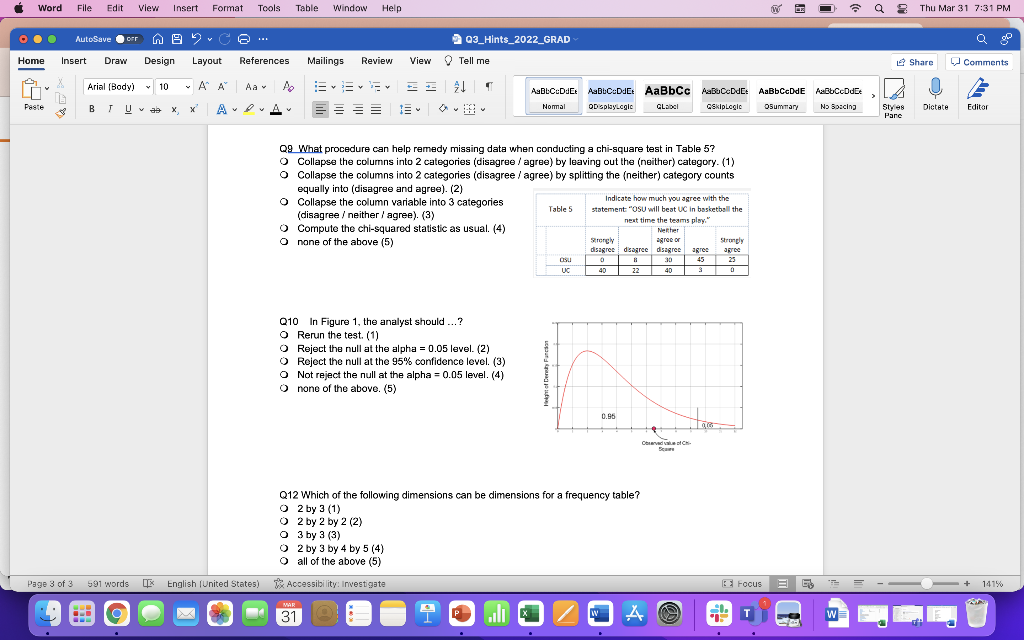 Word File Edit View Insert Format Tools Table Window | Chegg.com