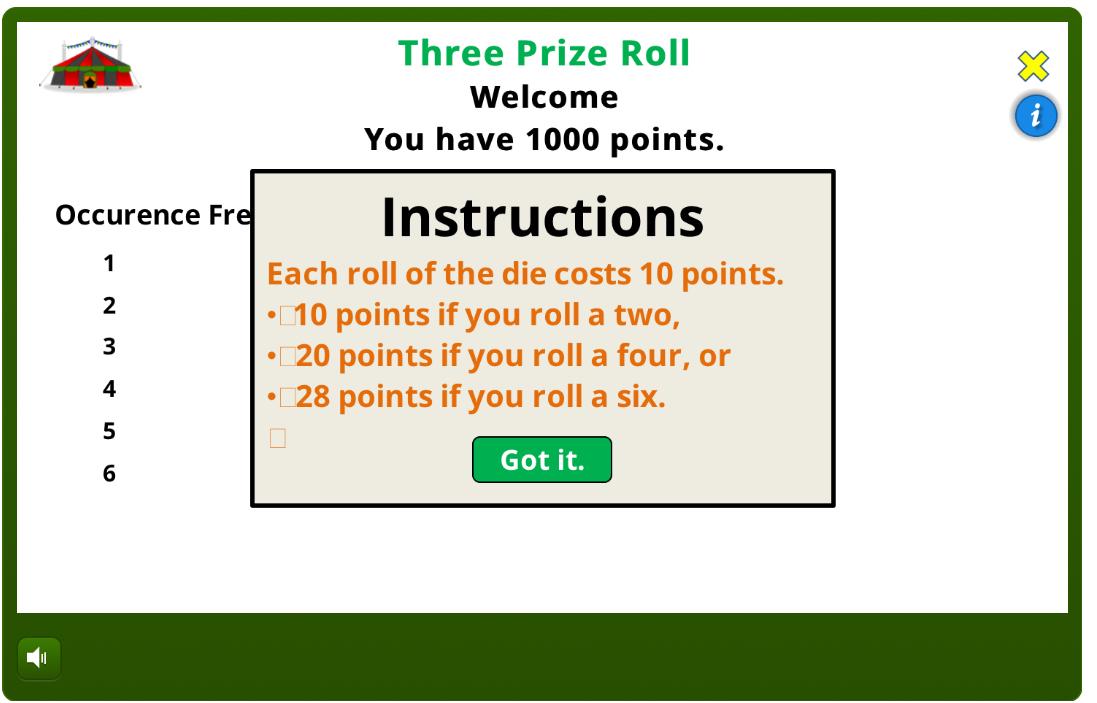 Three Prize Roll Welcome You have 1000 | Chegg.com