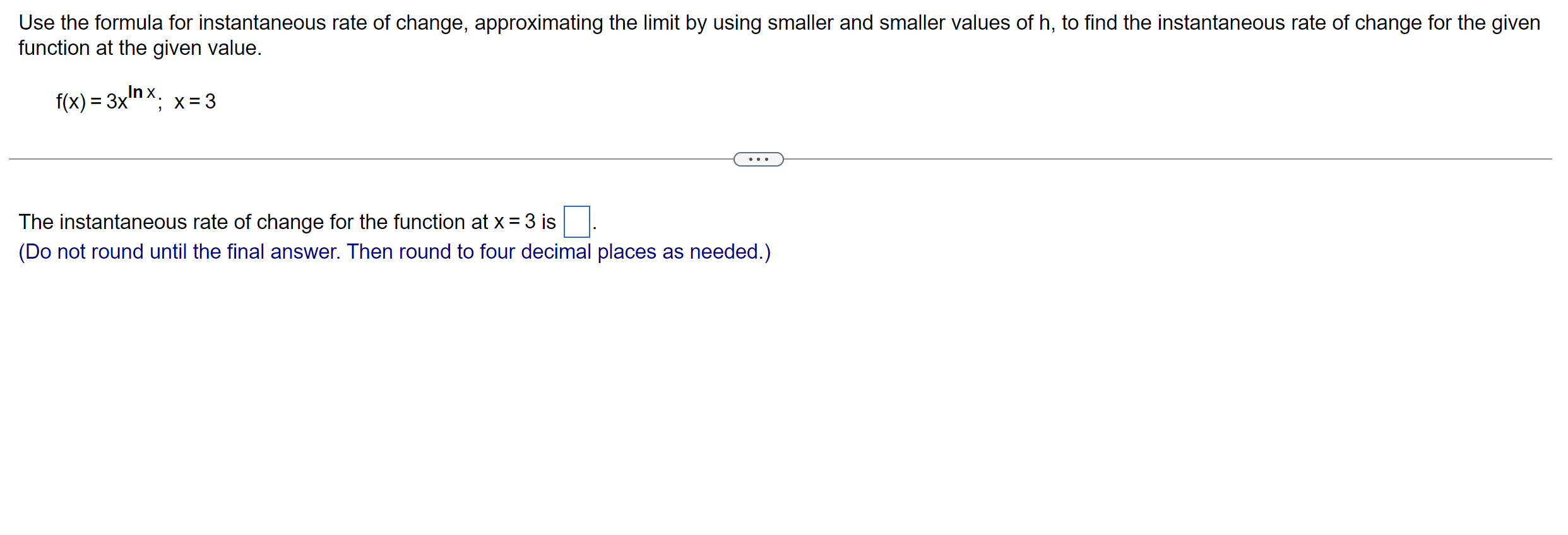 Solved Use the formula for instantaneous rate of change, | Chegg.com