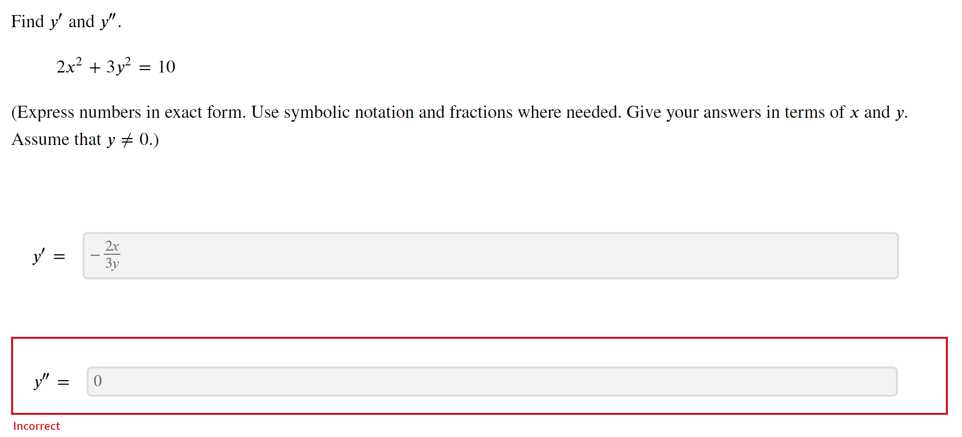 Solved Consider the implicit function. 𝑒𝑦=sin(9𝑥) and | Chegg.com