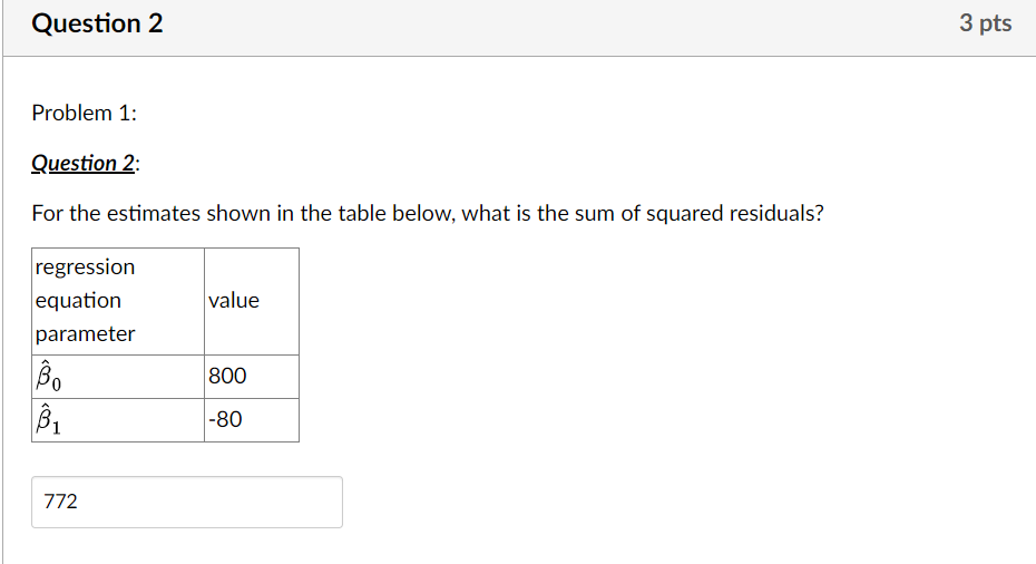 Solved Use the information below to answer question sum of | Chegg.com
