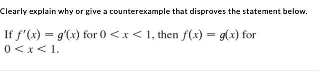 Solved Clearly explain why or give a counterexample that | Chegg.com