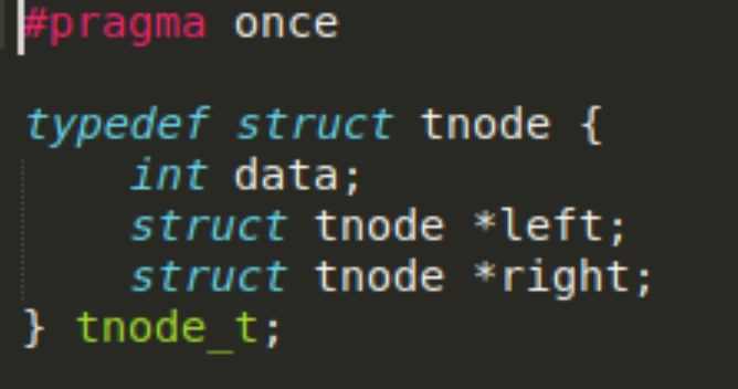 Solved A binary tree implementation in C. Mainly confused on | Chegg.com
