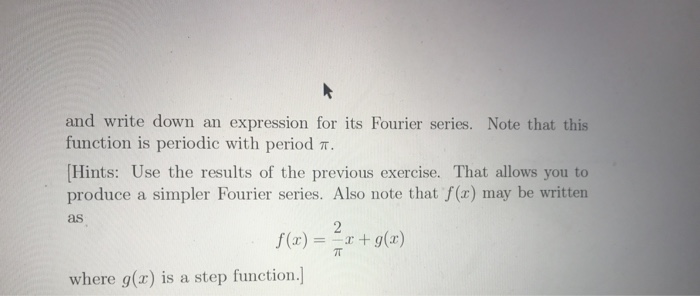 Solved 2. The Sawtooth Function. Cpnsider the Sawtooth wave | Chegg.com