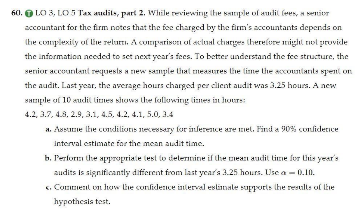 Solved 0. (T) LO 3, LO 5 Tax audits, part 2. While reviewing | Chegg.com