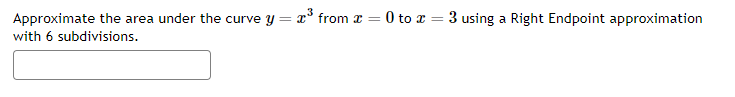 Solved Approximate the area under the curve y= r from 2 = | Chegg.com