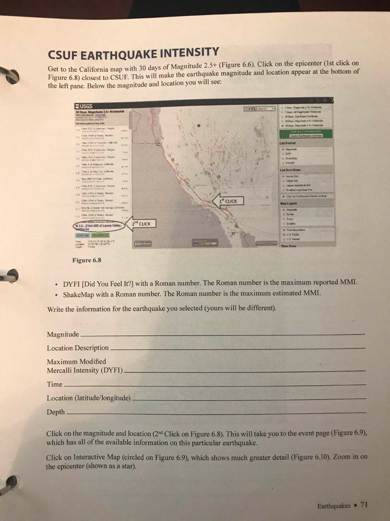Solved Name: SID #: Lab: LAB ACTIVITY WHERE Do EARTHQUAKES | Chegg.com