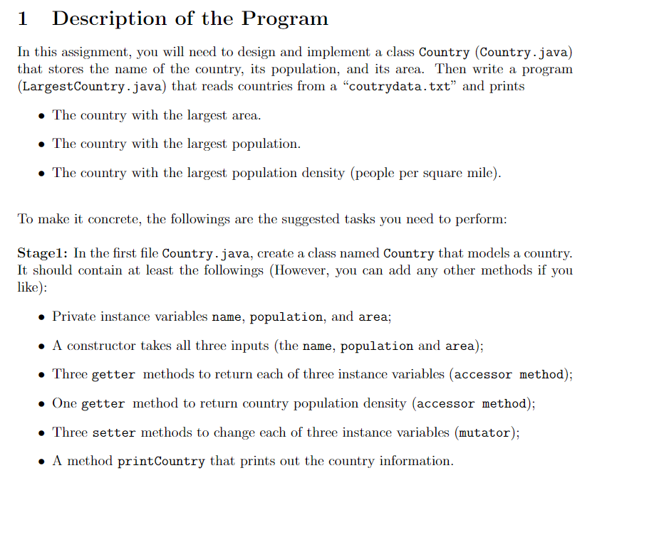 Solved We are using Java. The input file is a .txt file. | Chegg.com