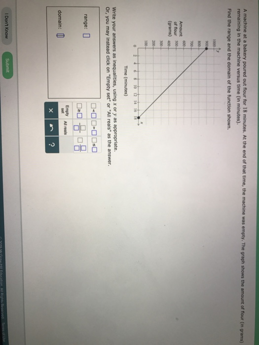 Solved A machine at a bakery poured out flour for 18 | Chegg.com