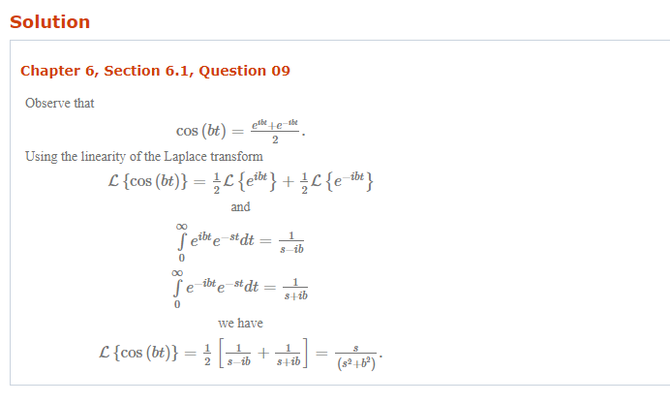 Solved HOW TO INPUT THIS LAPLACE TRANSFORM PROBLEM IN | Chegg.com