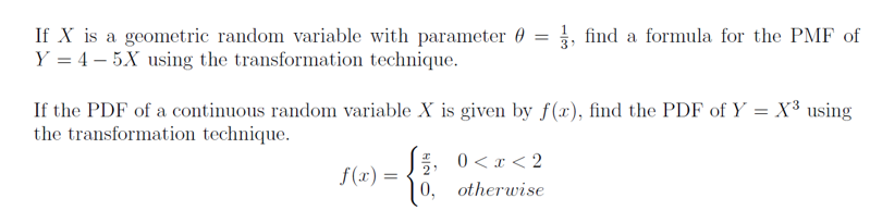 Solved If X is a geometric random variable with parameter | Chegg.com