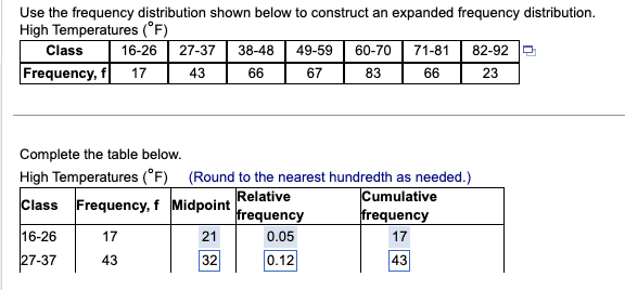 Solved Can you show me the full table please?Use the | Chegg.com