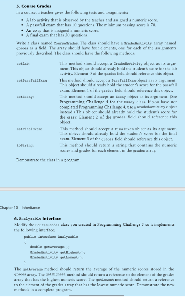 5. Course Grades In a course, a teacher gives the | Chegg.com