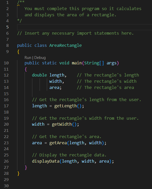 Solved IN JAVA EDIT PROVIDED CODE: If you have downloaded | Chegg.com