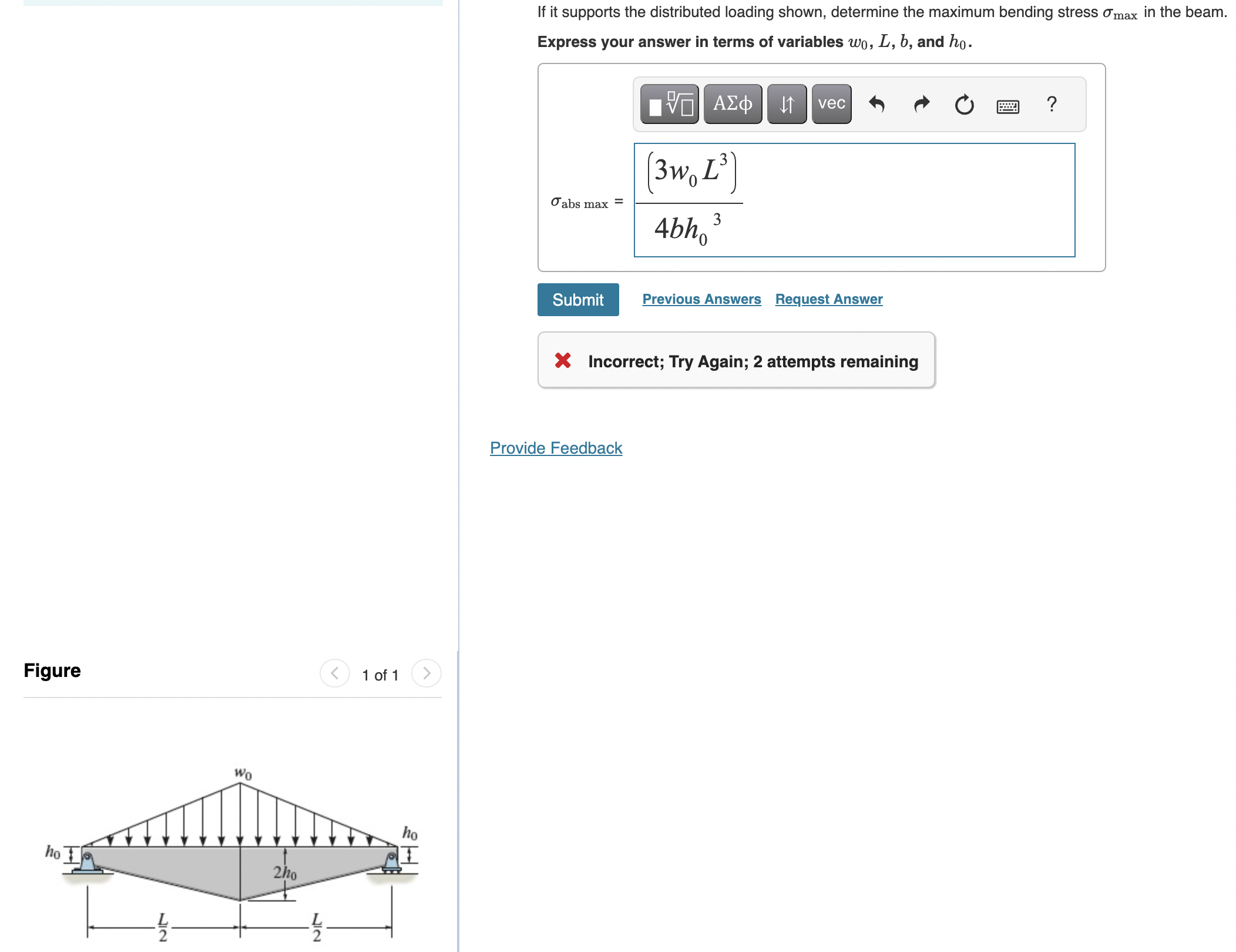 If it supports the distributed loading shown, | Chegg.com