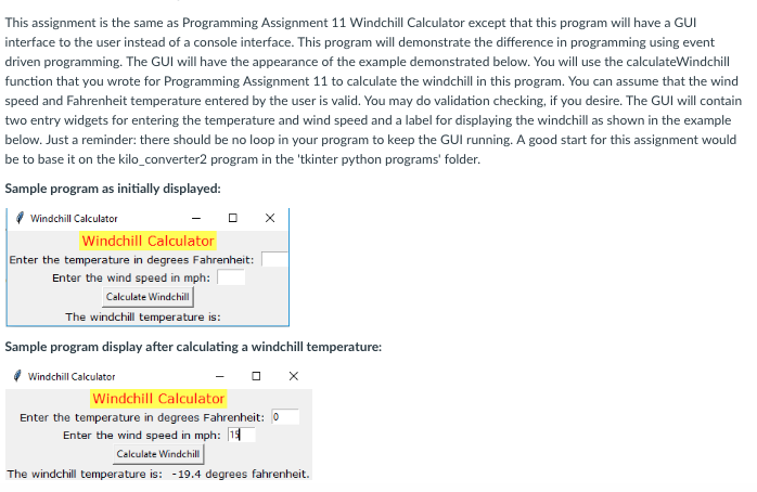 This assignment is the same as Programming Assignment | Chegg.com