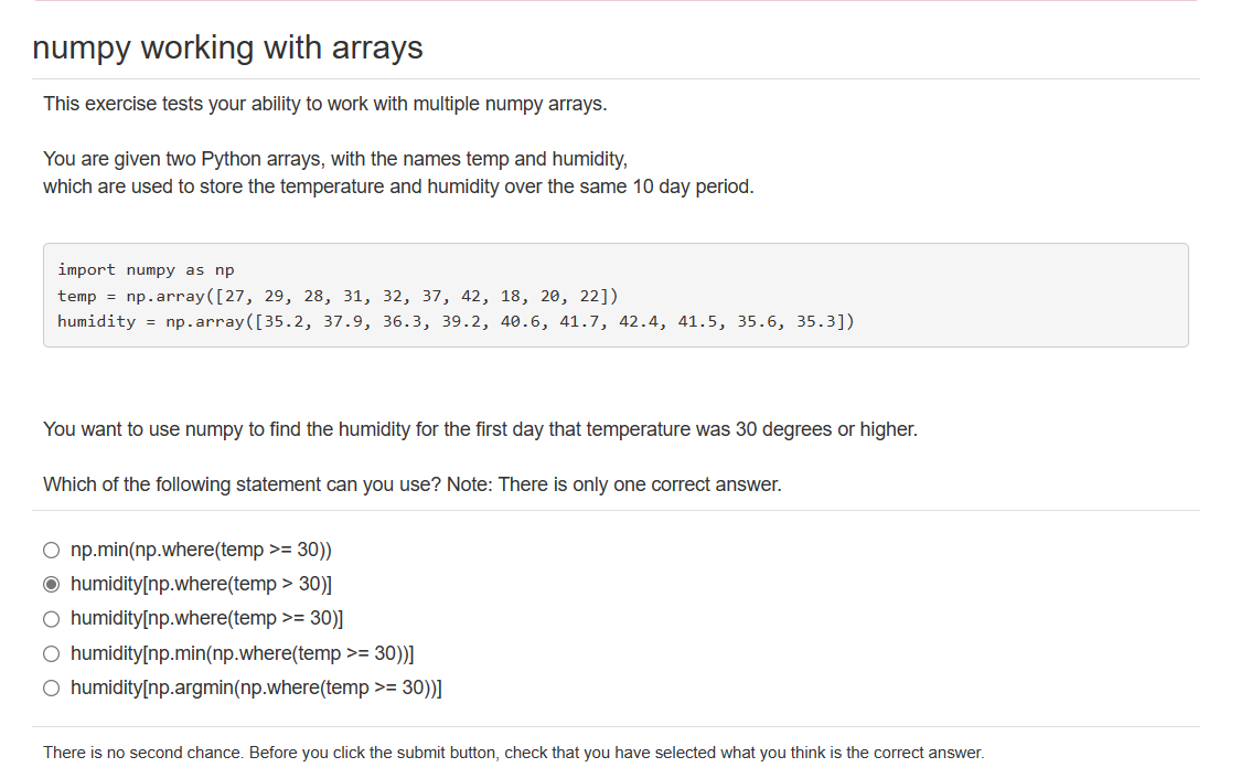 Solved This exercise tests your ability to work with | Chegg.com