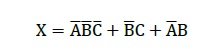 Solved Find the reduction boolean fuction and the table | Chegg.com