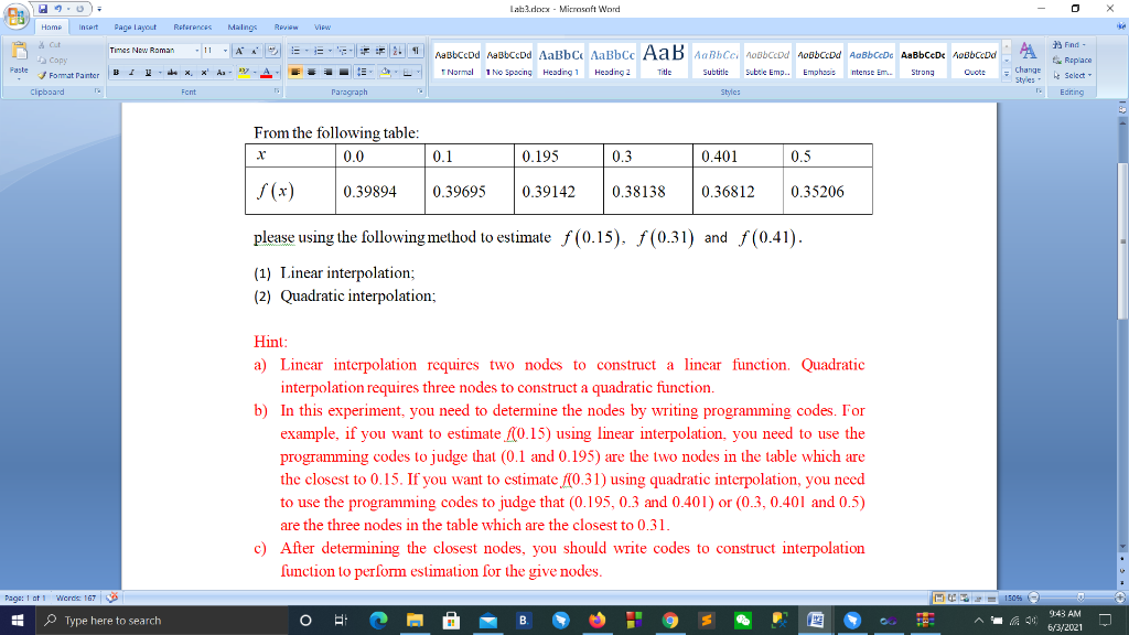 Solved Lah2.docx Microsoft Word Home Insert Page layout | Chegg.com