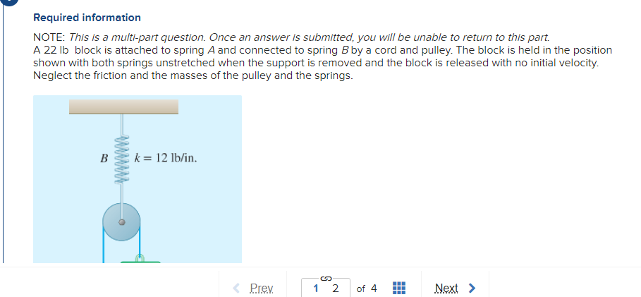 Solved Required information NOTE: This is a multi-part | Chegg.com