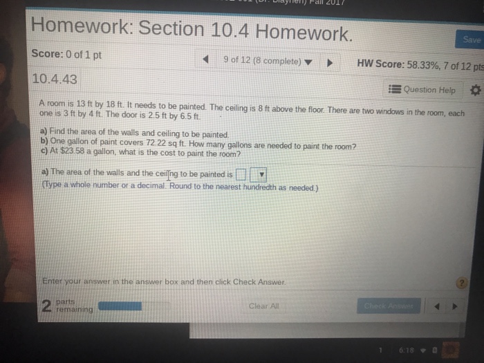 Solved Homework: Section 10.4 Homework. Score: 0 of 1 pt | Chegg.com