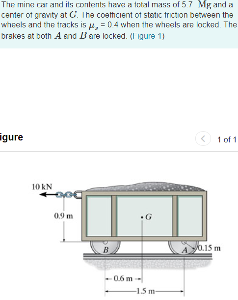 Solved A) Find the normal force acting on the front | Chegg.com