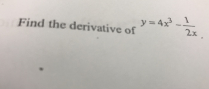 Solved Find the derivative of 2x | Chegg.com