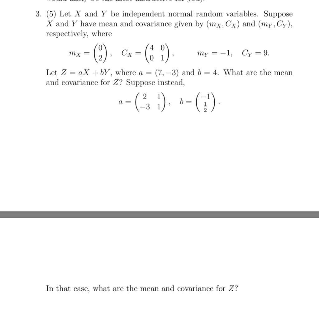 LLLL LLLLOOO OLLO LOUILLOULOU 3. (5) Let X and Y be | Chegg.com