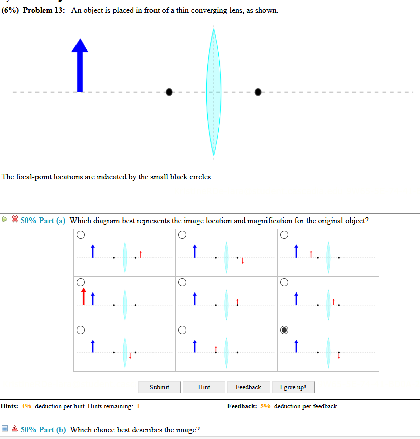 Solved (6%) Problem 13: An object is placed in front of a | Chegg.com Solved (6%) Problem 13: An object is placed in front of a | Chegg.com