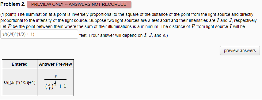 Solved Problem 2. PREVIEW ONLY -ANSWERS NOT RECORDED (1 | Chegg.com