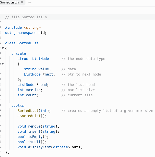 Solved Implement a program that simulates a class wait list | Chegg.com
