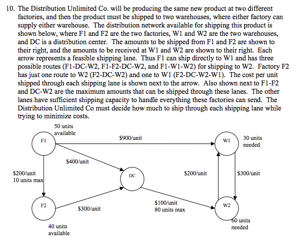 Solved 1 Formulate The Linear Objective Function In Terms