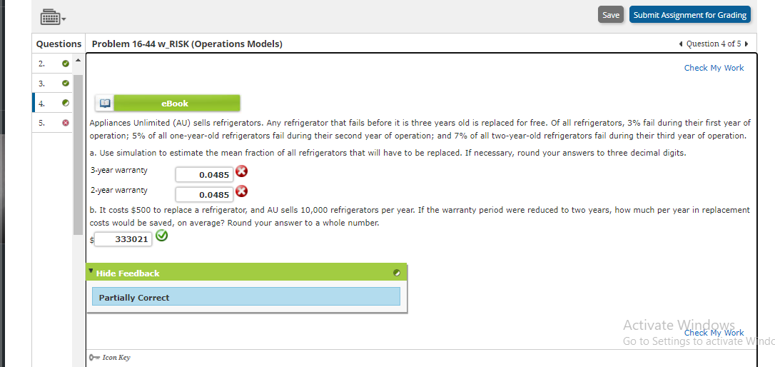Solved Save Submit Assignment For Grading Questions Problem 3567