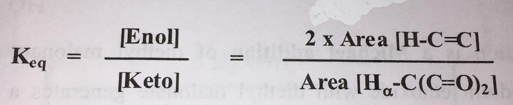 Solved Regarding the spectra of Dimedone, the Enol form is | Chegg.com