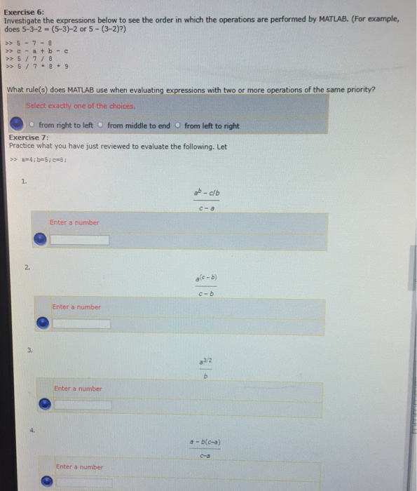 Solved .3 Operations with the same precedence How does | Chegg.com