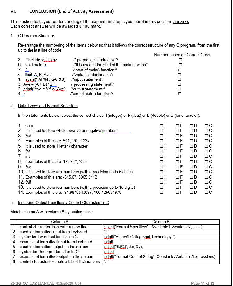 Solved This section tests your understanding of the | Chegg.com