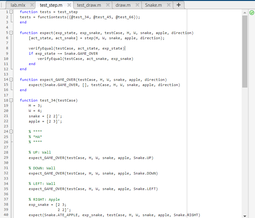 Solved 1. Implementing Step Create and open step.m and | Chegg.com