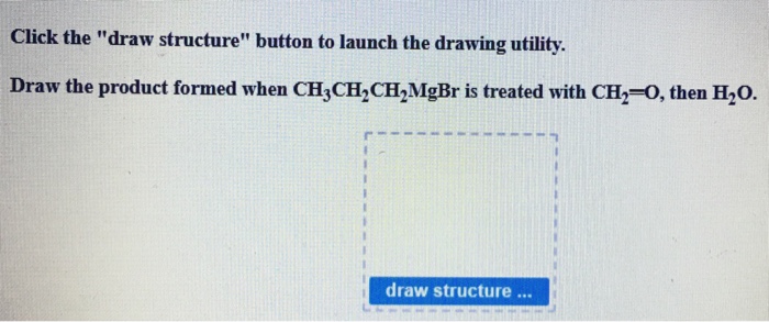 Solved click the “draw structure” button to launch the | Chegg.com
