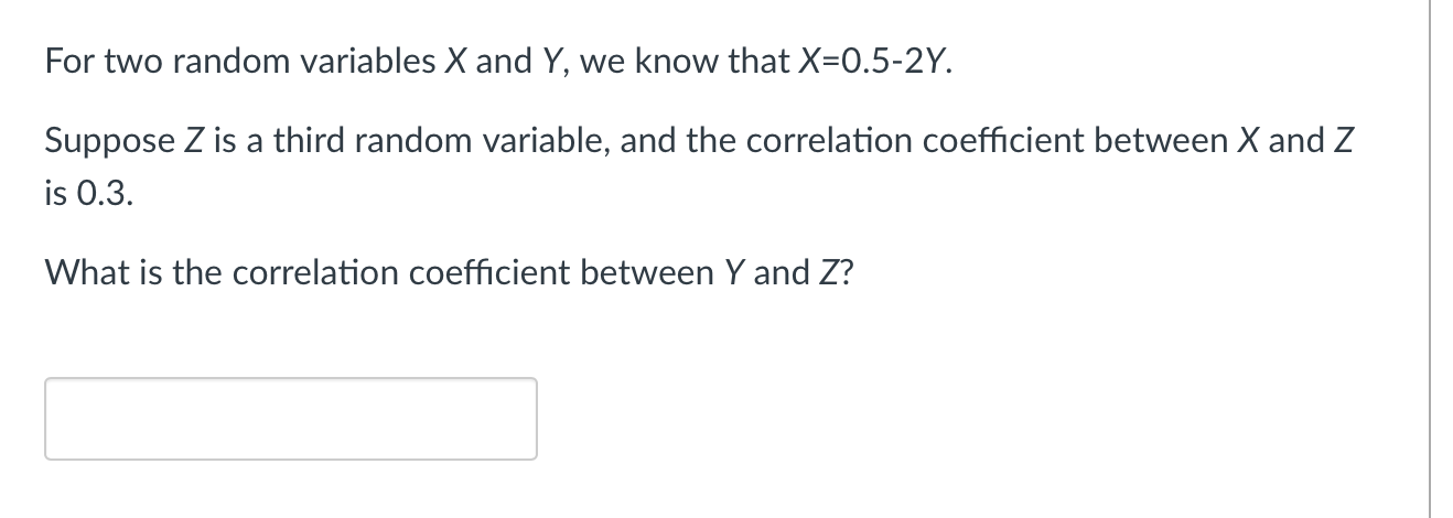Solved For two random variables X and Y, we know that | Chegg.com