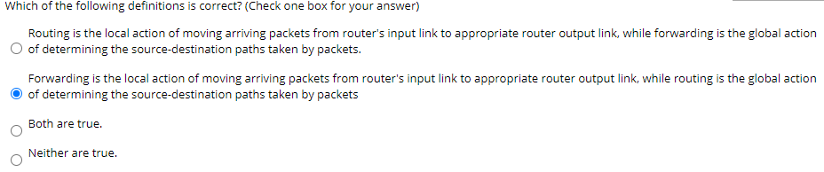 Solved Which of the following definitions is correct? (Check | Chegg.com
