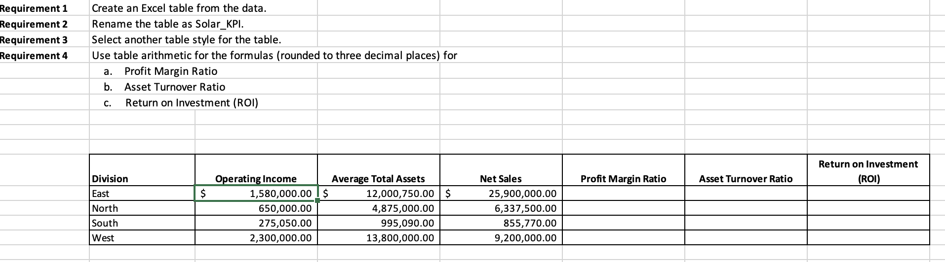 Solved Please do all requirements above, please show which | Chegg.com