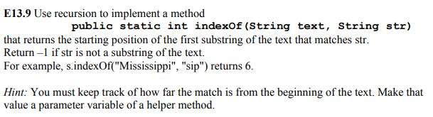 A Java Problem: I could write the program without | Chegg.com