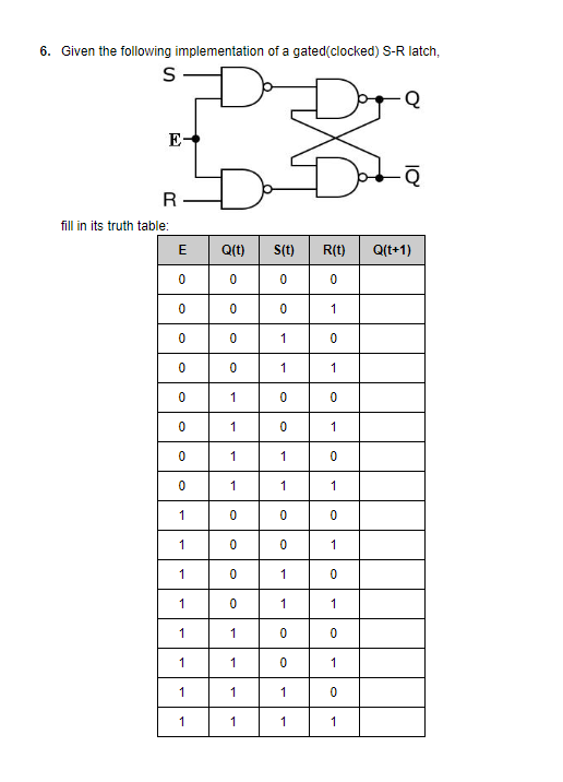 Solved 6. Given the following implementation of a | Chegg.com