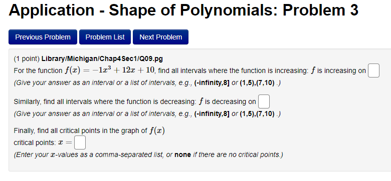 Solved Application - Shape of Polynomials: Problem 3 | Chegg.com
