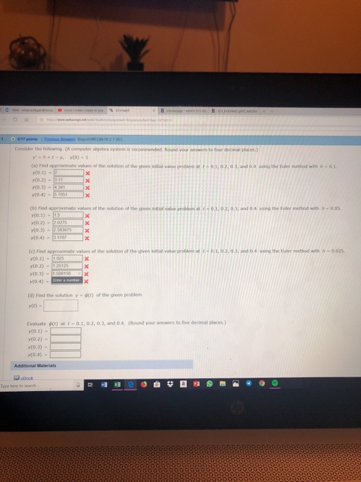 Consider the folowing. (A computer algetra system is | Chegg.com