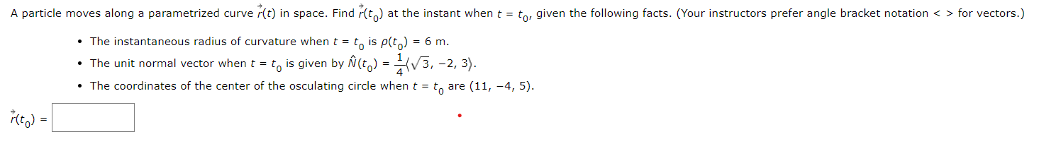 Solved A particle moves along a parametrized curve r(t) ﻿in | Chegg.com