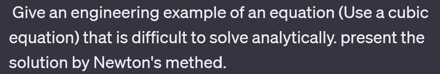 Solved Give an engineering example of an equation (Use a | Chegg.com