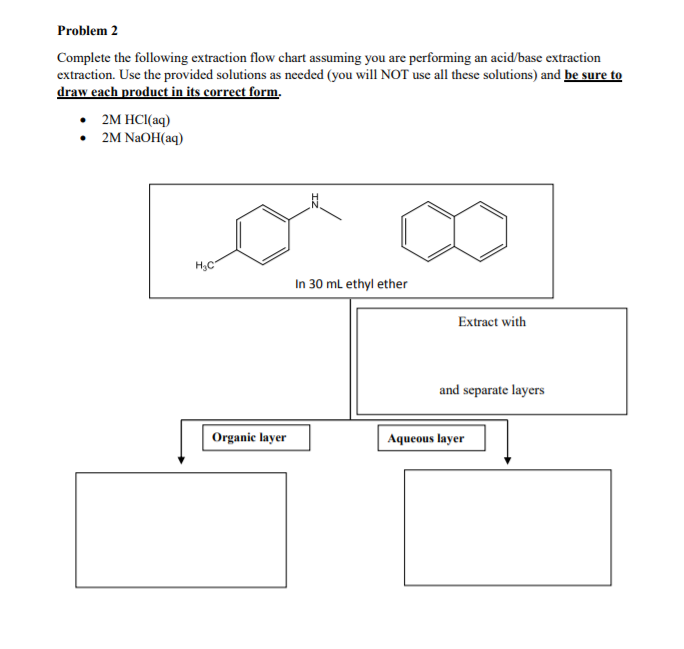 Solved Chem 3112 Acid Base Extraction Worksheet This | Chegg.com